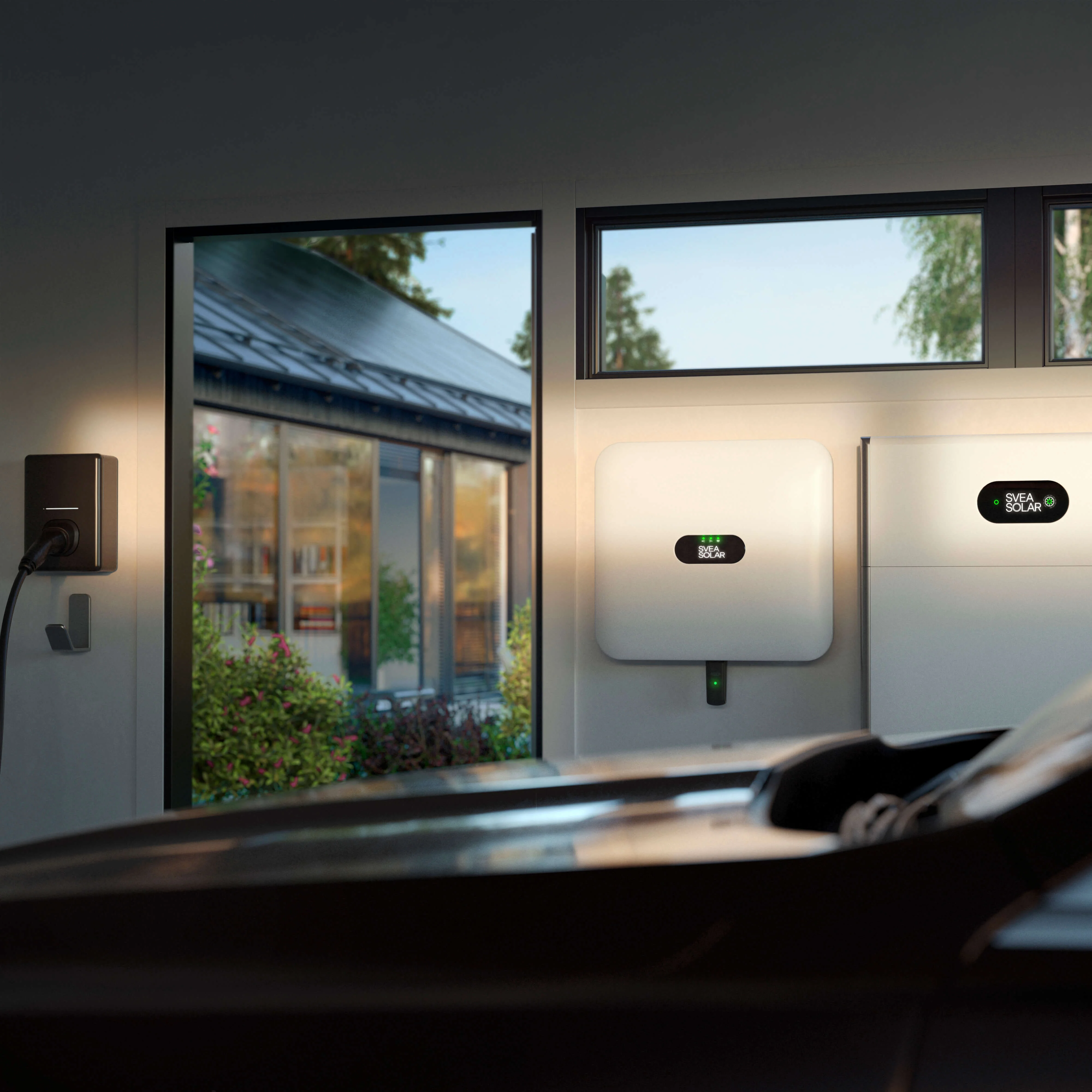 Solcellsbatteri - Lagra solenergi & solel | Svea Solar